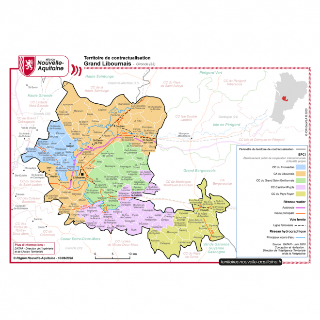 Cartes Grand Libournais (2018/2021) | Territoires en Nouvelle-Aquitaine